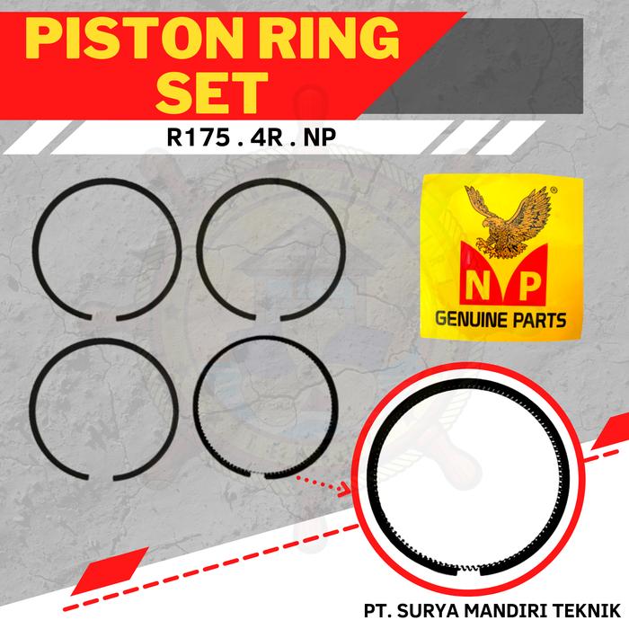 Jual R175 RING PISTON / RING SEHER 4R NP - Kota Surabaya - PT SURYA ...
