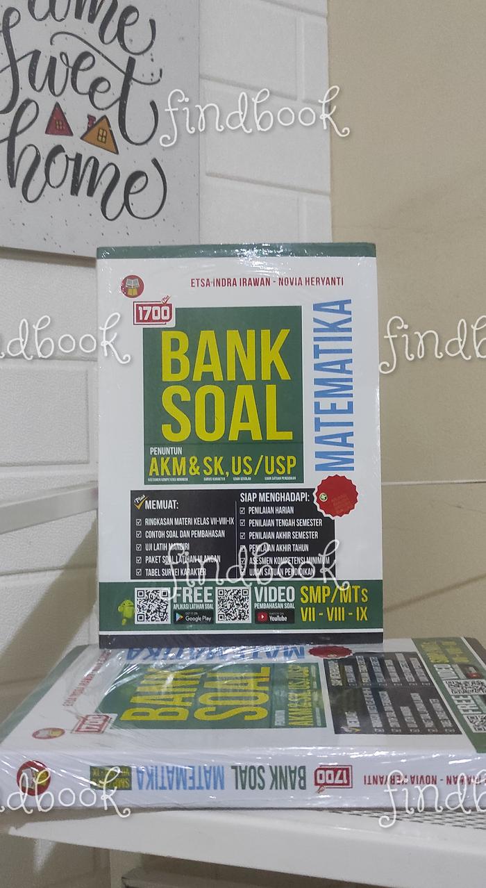 Jual Bank Soal 1700+ Matematika SMP/MTs Kelas 7-8-9 - Kab. Bandung - findbook | Tokopedia