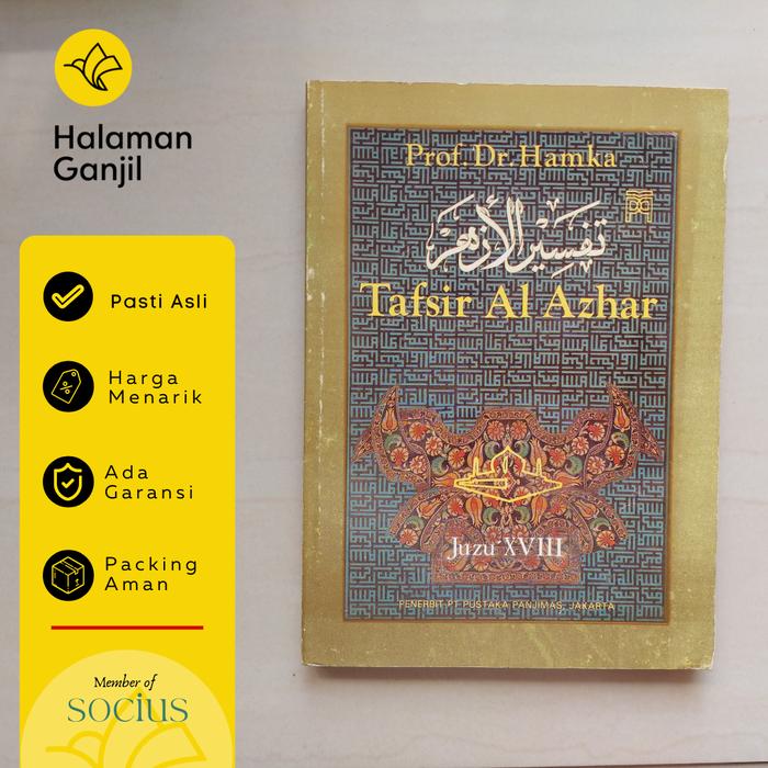 Jual Tafsir Al Azhar Prof. Dr. Hamka Penerbit Pustaka Panjimas - 9 ...