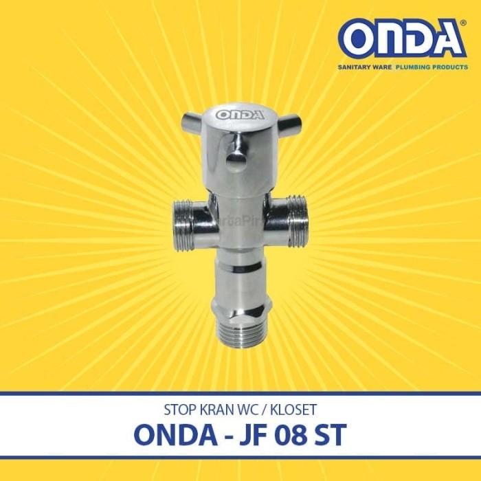 Jual Stop Kran T - Cabang ONDA 1/2" JF 08 u/ Keran CLOSET & JET SHOWER 1/2 - Kab. Tangerang ...