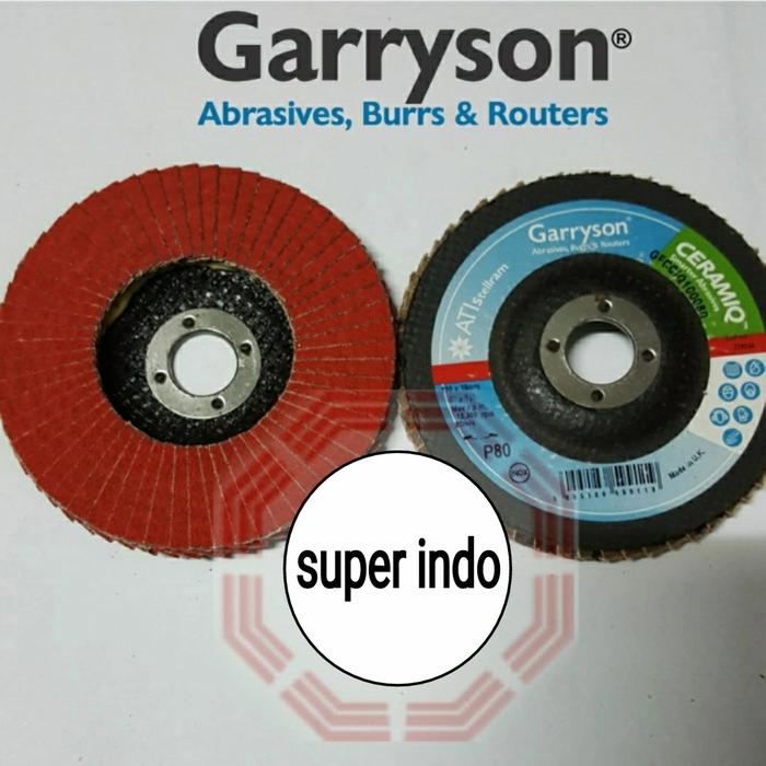 Jual GARRYSON - Flap Disc CERAMIC gurinda amplas 4"/100 mm (For ...