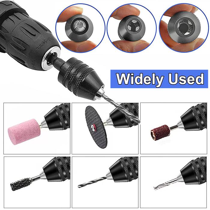 Jual Drill Chuck Conversion to Micro Bits Batang Hex Bor Listrik ...