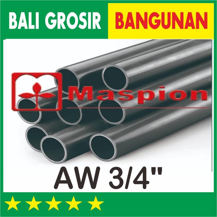 Jual 3/4" INCH PIPA AIR PVC MASPION AW TEBAL 4 METER - Kab. Badung ...
