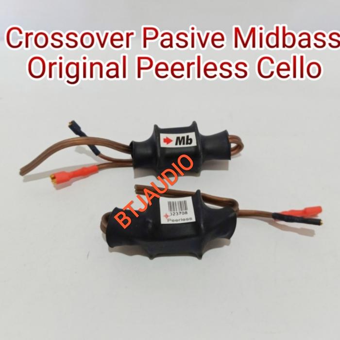 Jual CROSSOVER PASIF UNTUK SPEAKER MIDBASS PEERLESS CELLO -ORIGINAL ...