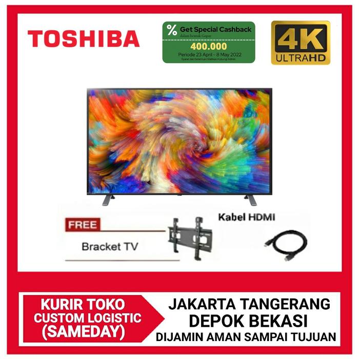 Promo TOSHIBA 43C350KP 4K UHD HDR Smart Android TV 43 Inch 43C350 Cicil 0% 3x - Jakarta Barat ...