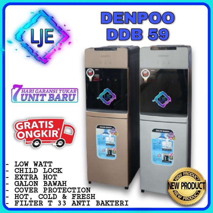 Jual Water Dispenser Galon Bawah Low Watt Denpoo Ddb 29 Non Kompresor ...