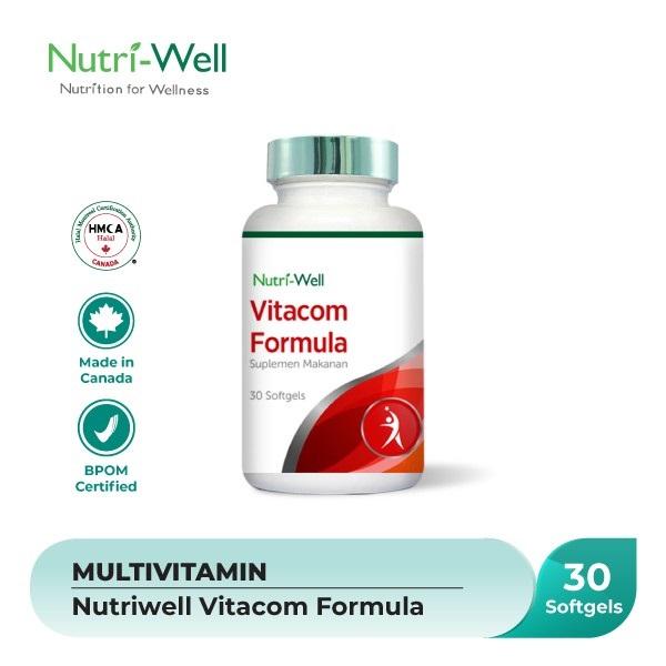 Jual Nutriwell Vitacom Formula Nutri Well Vitamin C Daya Tahan Tubuh ...