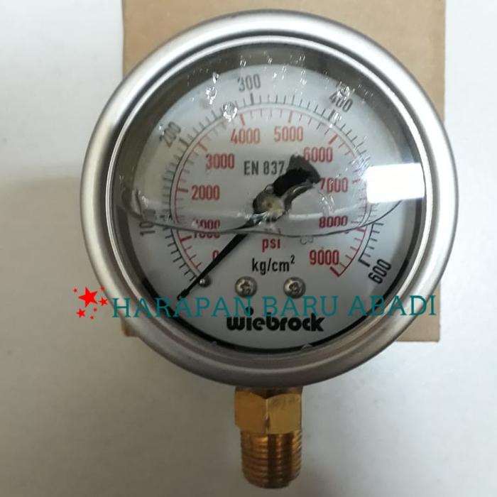 Jual Pressure Gauge Raket 4" inch 9000 psi Stainless Brass - Jakarta Barat - Harapan Baru Abadi ...