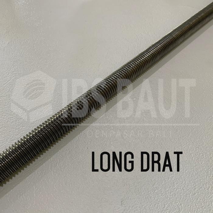 Jual LONG DRAT / AS DRAT PANJANG 1M BAHAN BESI ( GALVANIS / PUTIH ...