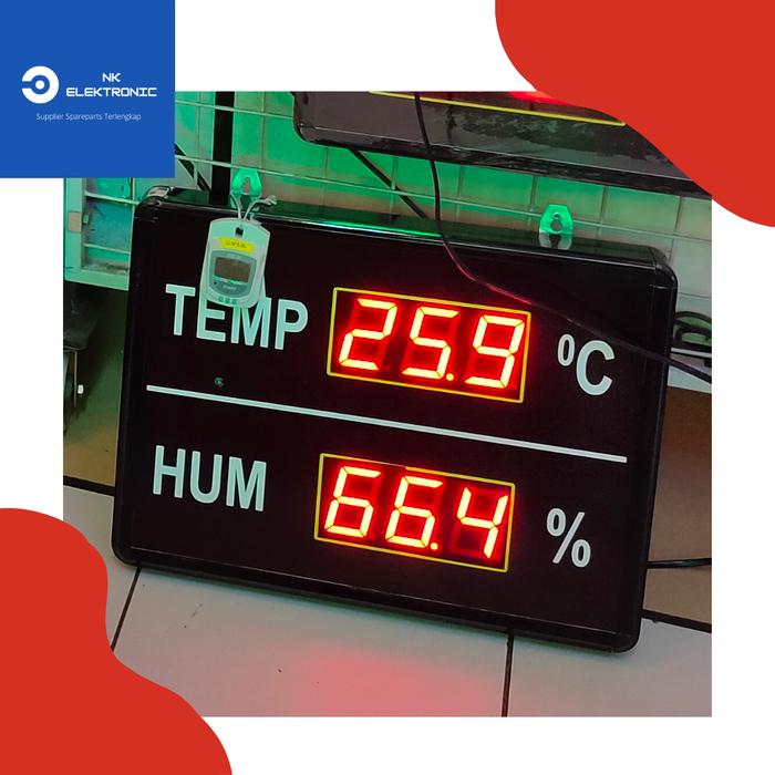 Jual Display Temperature Humidity Ruangan 40x30CM - Jakarta Barat - NK ...