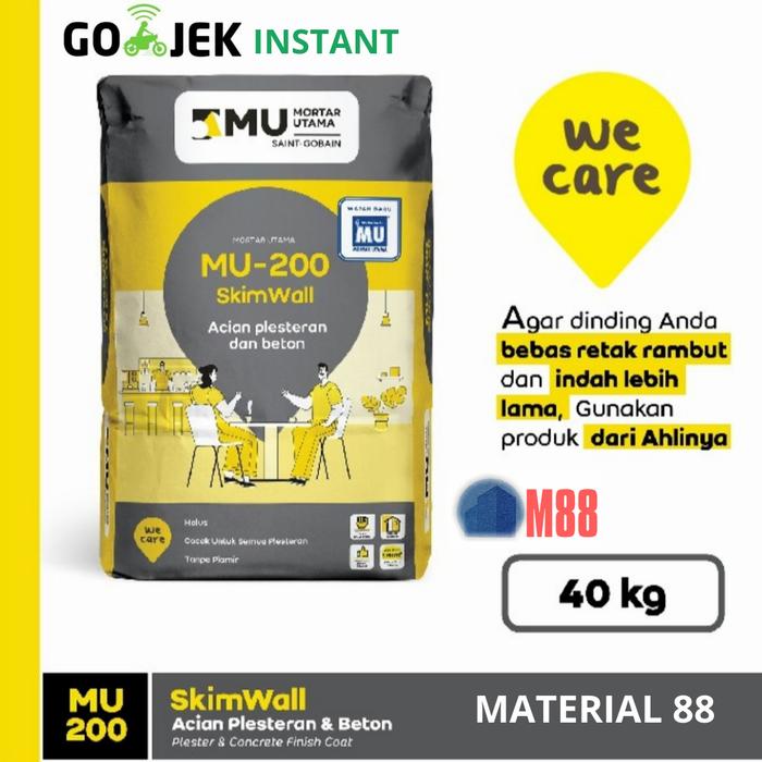 Jual MU 200 40Kg SkimWall Acian Plesteran Beton Mortar Utama Semen ...