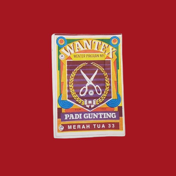 Jual WANTEX MERAH TUA 33 Wenter Padi Gunting Pewarna Textil Warna Warni ...