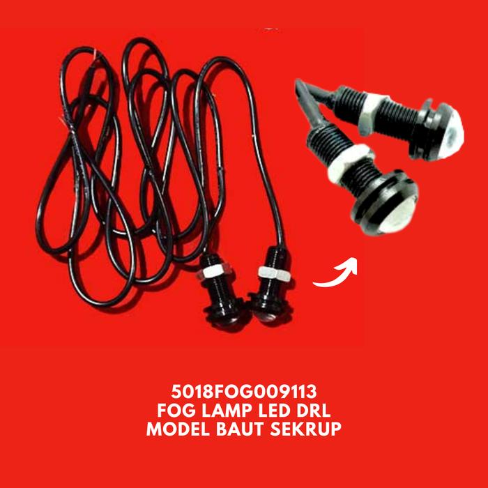 Jual FOG LAMP LAMPU LED DRL MATA ELANG COB EAGLE EYE BESAR 23 mm 12V 1 ...