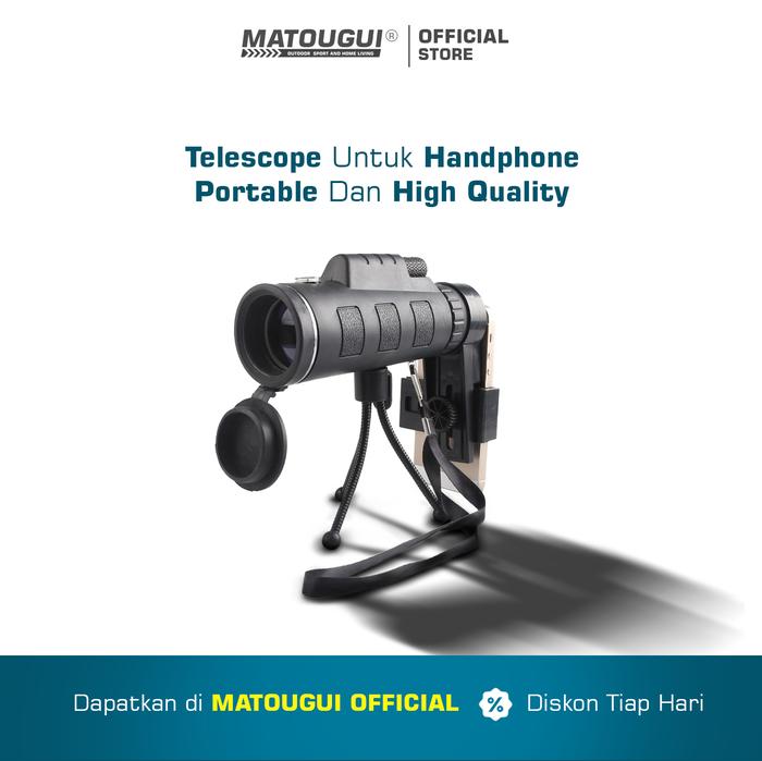 Jual Teropong Monocular 40x60 Kompas Lensa Coating Bening Bonus Tripod ...