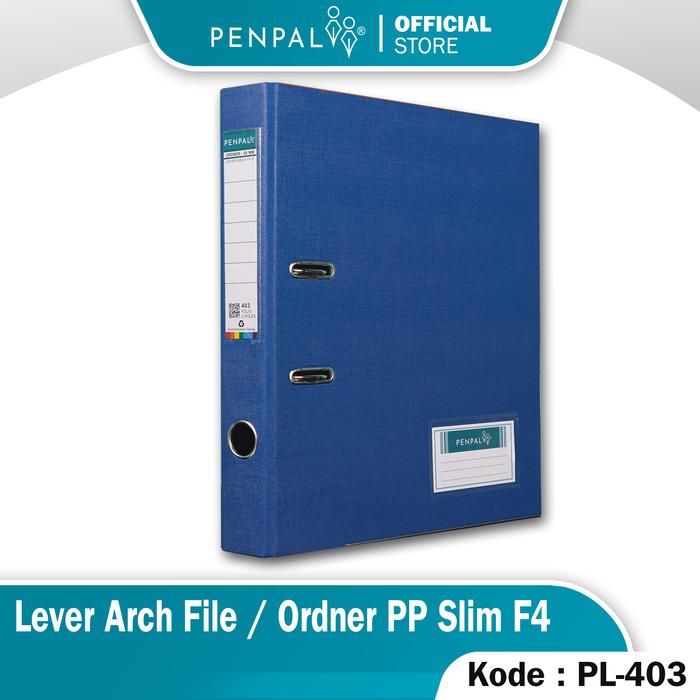 Promo Penpal Lever Arch File / Ordner Folio Slim PL-403 - Biru Navy ...