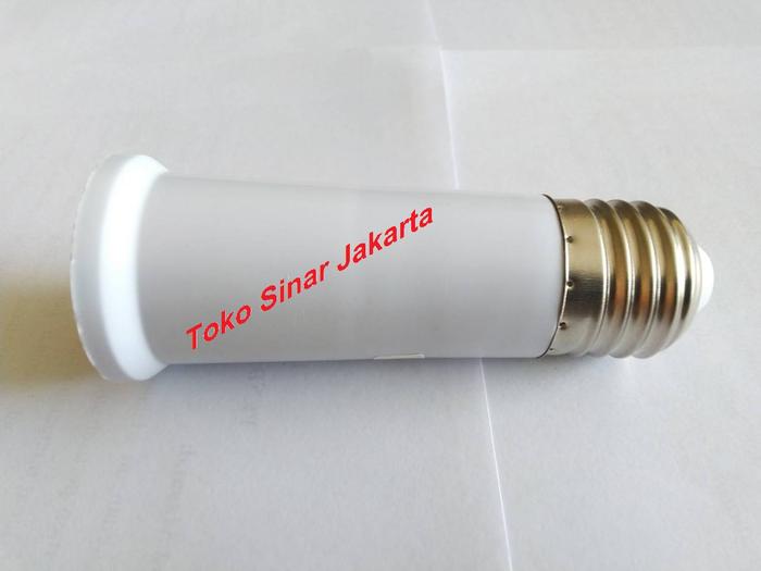Jual Fitting Lampu E27 Panjang Sambungan Extension Downlight Sambung 95 ...