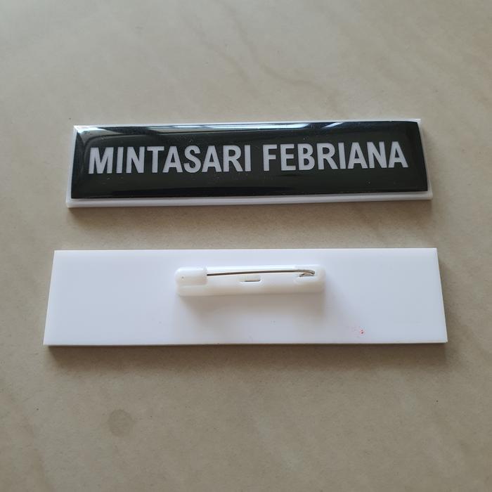 Jual name tag grafir + resin, peniti - Kota Medan - gubuk grafika ...