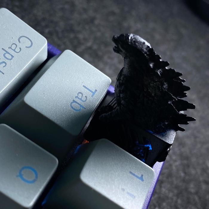Jual Keycaps Artisan Godzilla by Black Bunny - Kota Surabaya - Black ...