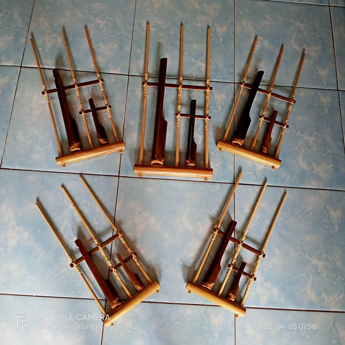 Jual Angklung Satuan 2 Tabung Bambu Hitam (nada Bisa Di Request Sendiri ...