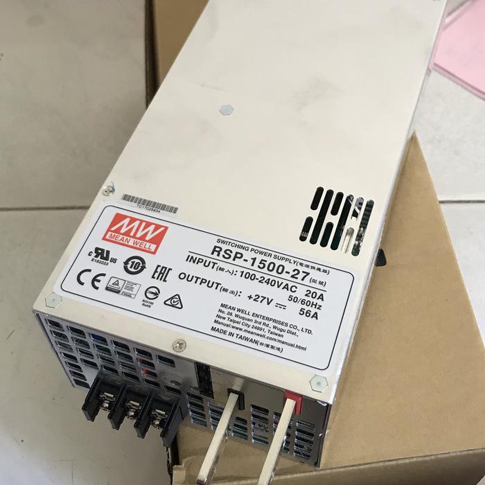 Jual MEANWELL RSP-1500-27 RSP-1500 SE MEAN WELL POWER AUPPLY PFC SMPS ...
