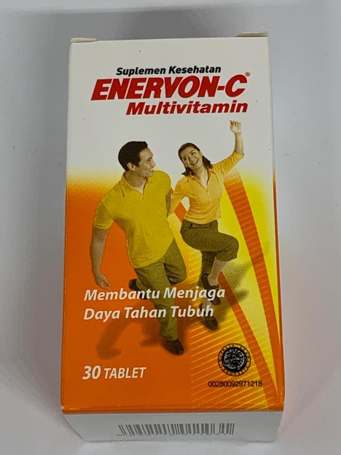 Jual Enervon C tablet 30's botol / multivitamin vitamin C - Kota ...