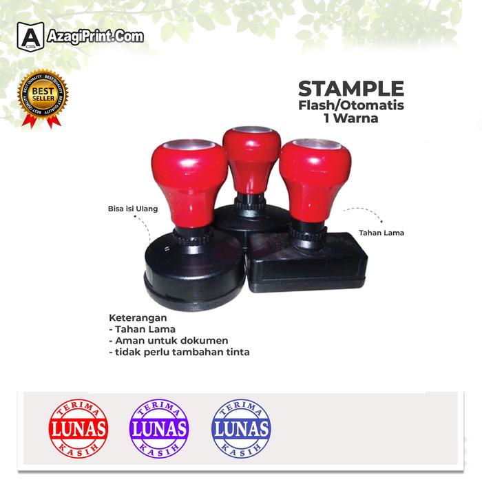 Jual Cetak Stample Free Desain Custom Size - ukuran 4 cm - Jakarta ...
