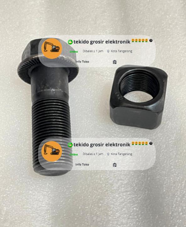 Jual Baut Bolt Track Shoe Komatsu PC200 MURAH - Kota Tangerang ...