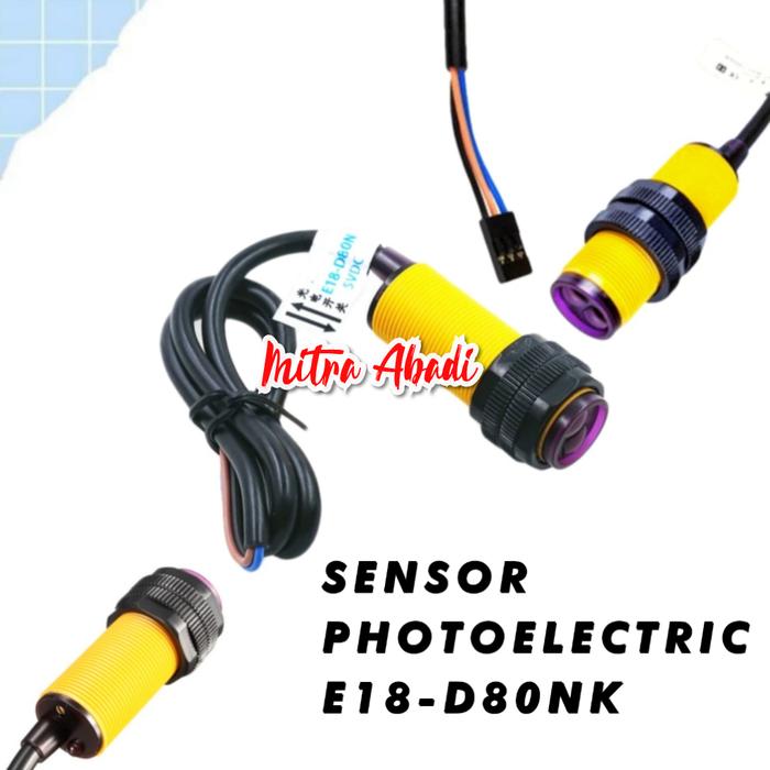 Jual Sensor Pendeteksi Jarak Fotolistrik / Photoelectric Sensor E18 ...