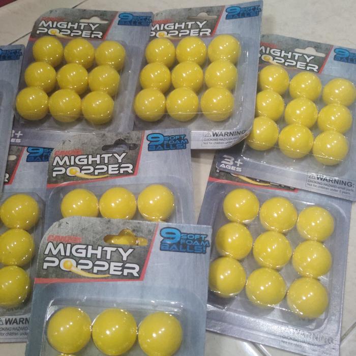 Jual Cruzer Mighty Popper Soft Foam Ball refill peluru bola refill ...