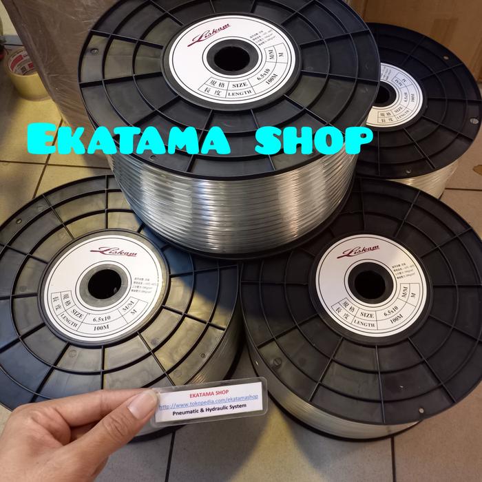 Jual Selang PU 10MM Liskam Putih Transparent (Polyurethane 10MM x 6,5MM ...