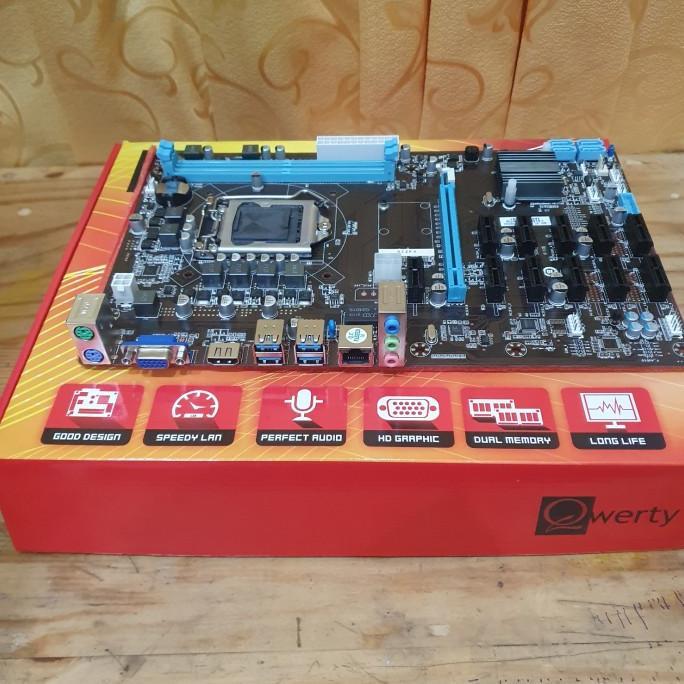 Jual Motherboard / Mobo Mining BTC 250 12 PCIE VGA socket 1151 Good ...