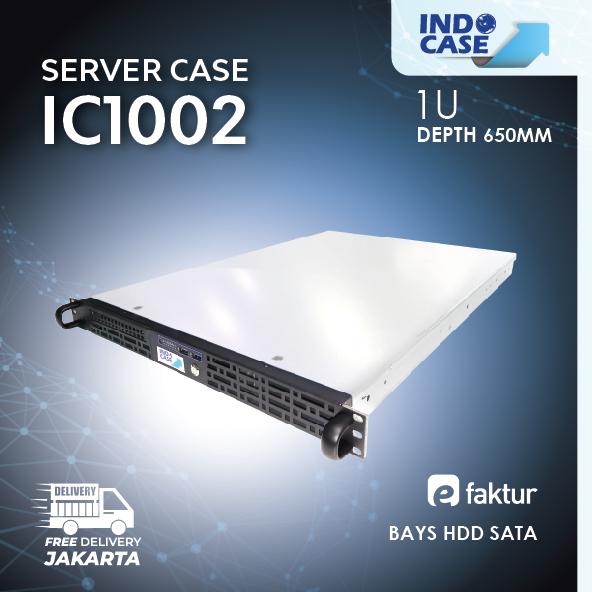 Jual Casing Server Rackmount Case 1U 2 Bay HDD SATA Casing Server ...