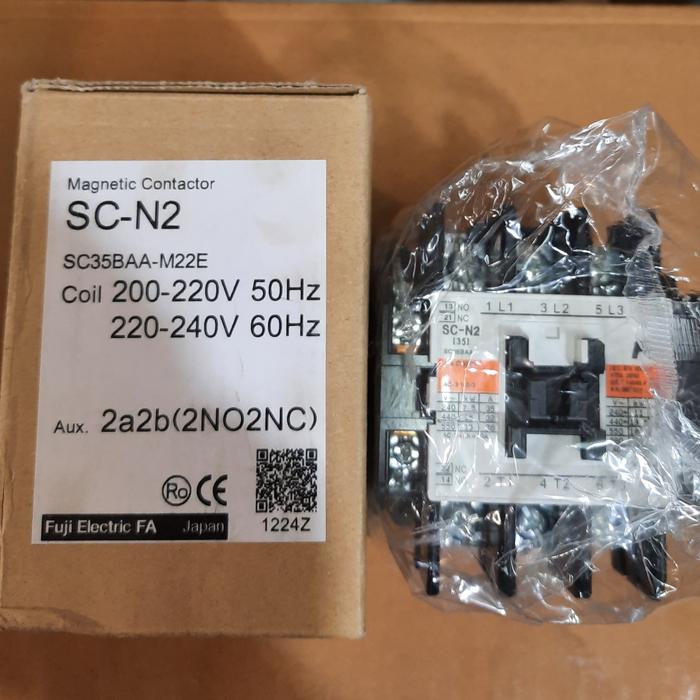 Jual Kontaktor fuji sc-n2 scn2 220v original - Jakarta Pusat - annurelectric | Tokopedia