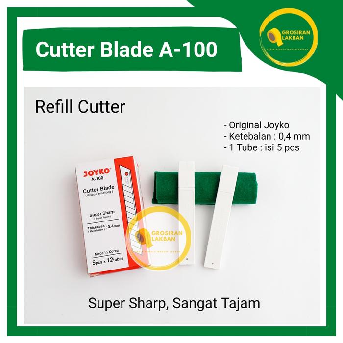 Promo Cutter Blade A100 Joyko Refill Isi Pisau Pemotong Joyco 1 Tube 5 ...