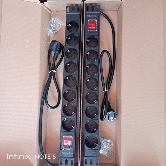 Jual pdu rack server 8port/power distribution unit for cabinet/PDU 8 lubang - Jakarta Barat ...