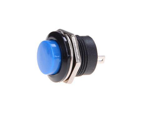 Jual MOMENTARY PUSH BUTTON AC 125V 250V R13-507 BLUE ROUND BUTON SWITCH ...