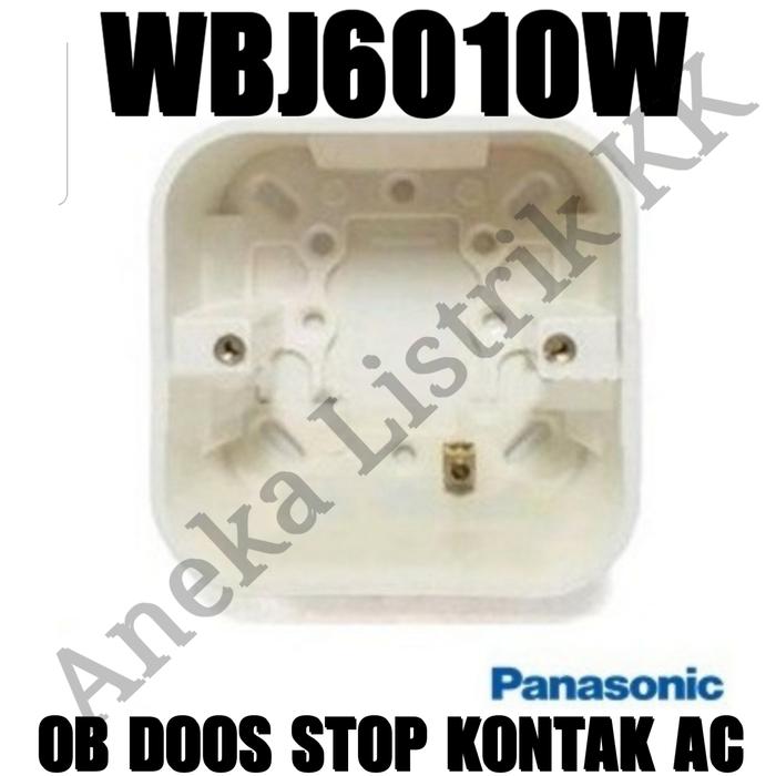 Jual PANASONIC WBJ6010W OB DUS DOOS STOP KONTAK AC WBJ 6010W OUTBOW ...