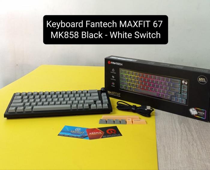 Jual Keyboard Fantech MAXFIT 67 MK858 Black - White Switch - Kota ...
