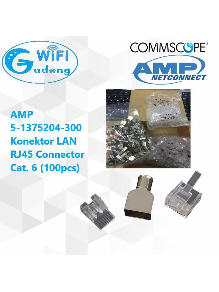 Jual Comscope /AMP Konektor LAN RJ45 Connector Cat. 6 (100pcs ...