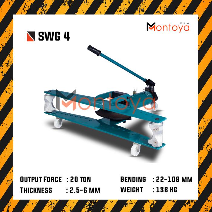 Promo Hydraulic Pipe Bender Manual SWG-4 Montoya Cicil 0% 3x - Kota ...