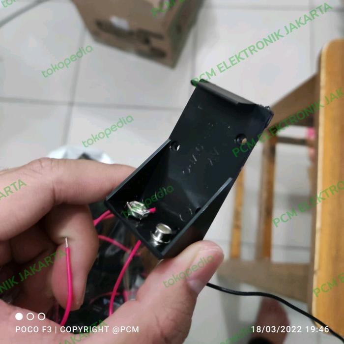 Jual rumah holder batrai baterai battery 9v 9volt 9 volt kotak arduino ...