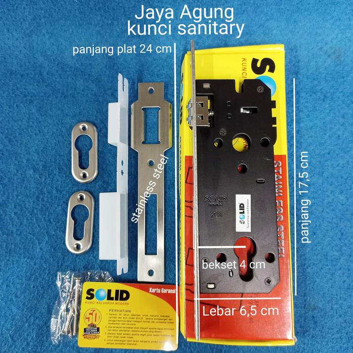 Jual Lockase Roller Solid LC 102 WL-40/Pelor Kunci Body Pintu Dua ...