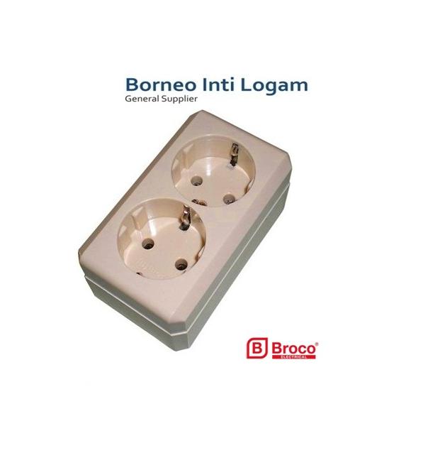 Jual STOP KONTAK ARDE 2G OUTBOW NEW GEE BROCO 15420 CREAM - Kota ...