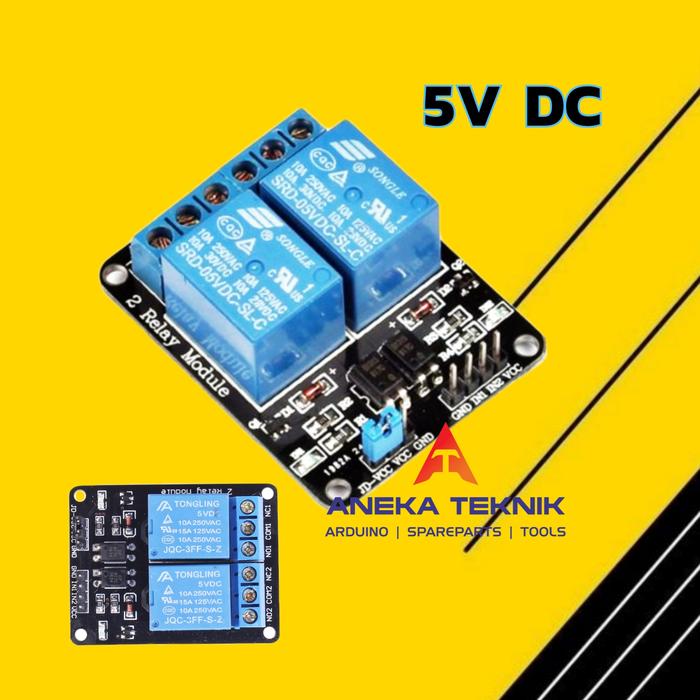 Jual Relay Module 2 Channel 5V / 12V DC - 5V DC - Jakarta Barat - Toko ...