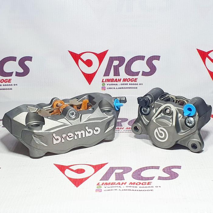 Jual Kaliper Brembo M432 Pitch 100mm Kanan + P2 grey silver logo - Jakarta Timur - RCSlimbahmoge ...