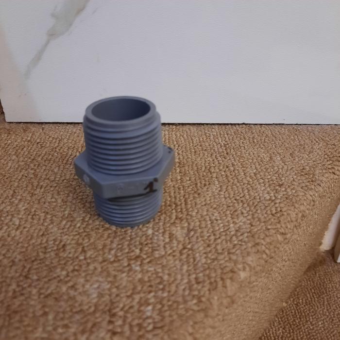 Jual Double Nipple 1" x 1" Double Nepel 1" doubel drat luar 1" PVC ...