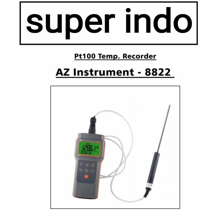 Jual IP67 HACCP Thermometer with Pt100 AZ Instrument 8822 - Jakarta ...