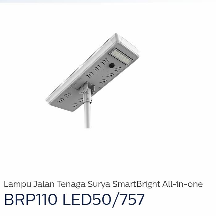 Jual LAMPU PJU PHILIPS BRP110 LED50/757 35W SOLAR CELL ALL IN ONE ...