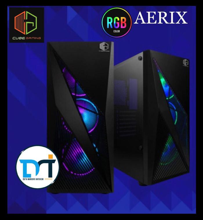 Jual Cube Gaming AERIX - Tempered Glass Mid-Tower ATX Gaming Case - Jakarta Pusat - Duta mandiri ...