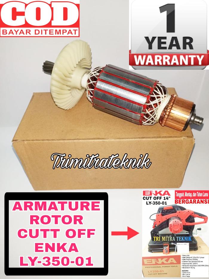 Jual ARMATURE ROTOR CUTTING ENKA 14 INCH ROTOR CUTT OFF ENKA LY-350-01 ...